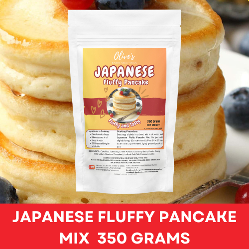 Japanese Fluffy Pancake Mix - Olive's Food Solutions (Net Weight: 350 ...