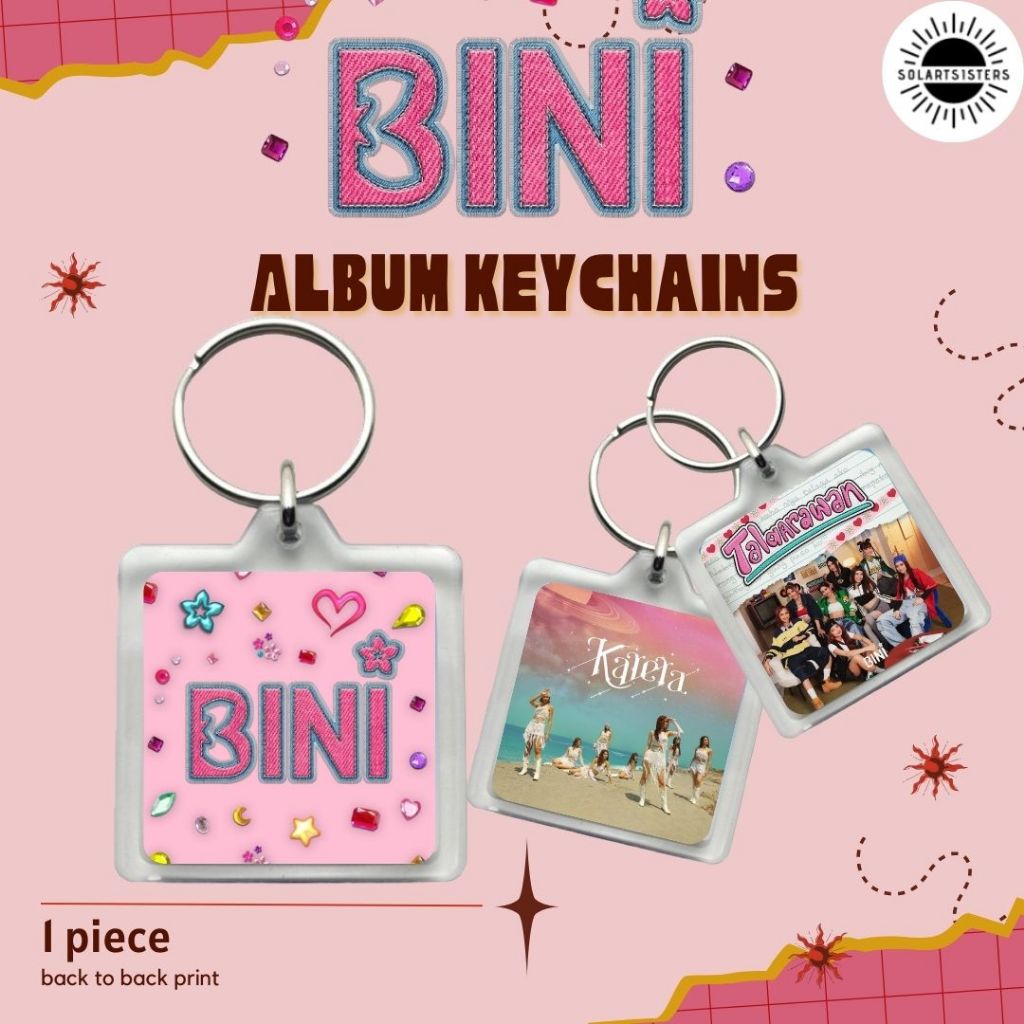 Fanmade BINI Inspired Album Covers Acrylic Square Keychains | Shopee ...