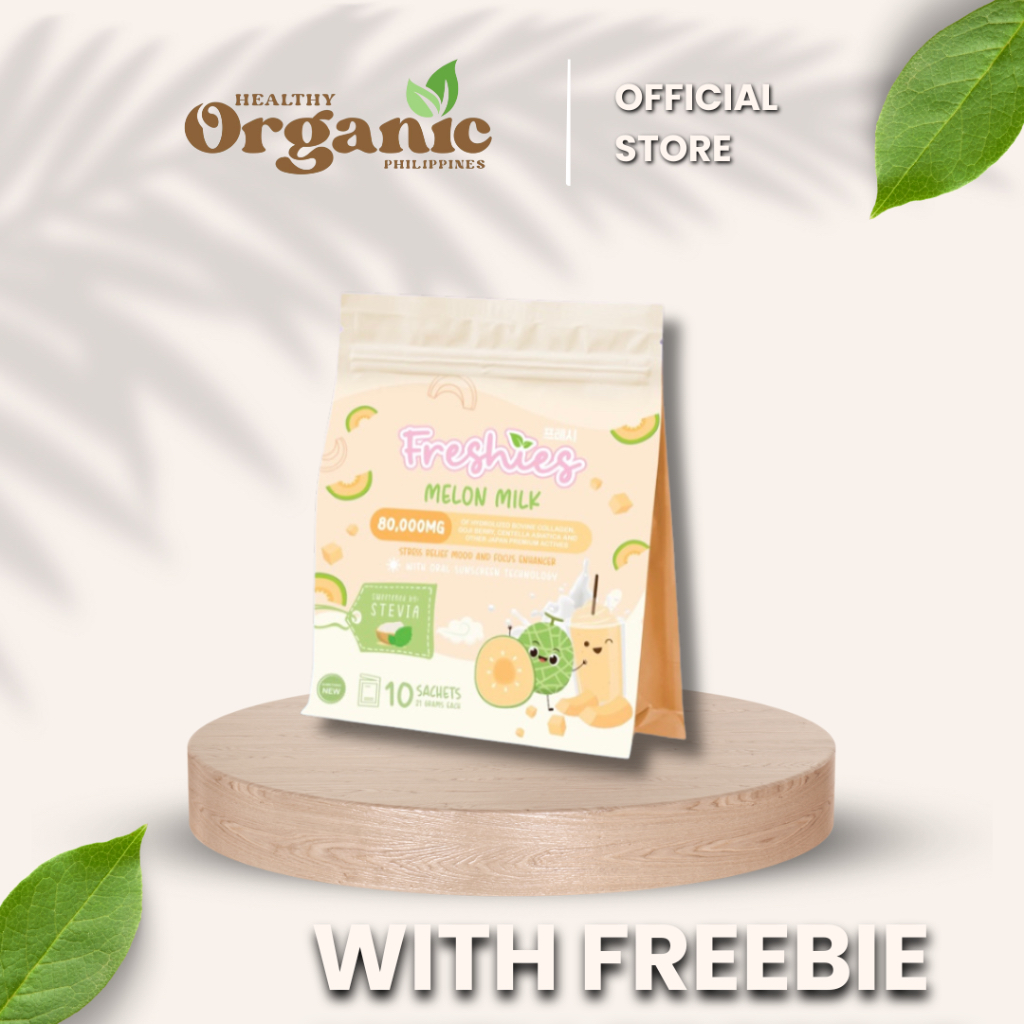 FRESHIES Melon Milk Powder Drink Hydrolyzed Collagen Stress Free ...
