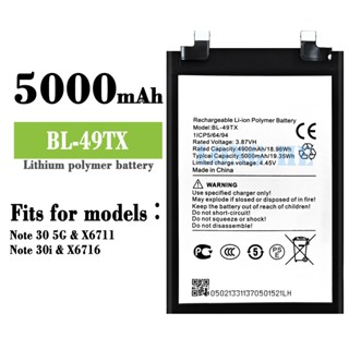 INFINIX NOTE 30 5G NOTE 30i X6711 X6716 BL-49TX Battery | Shopee ...