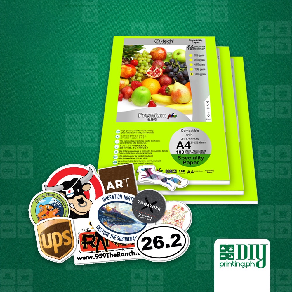 i-tech Photo Paper A4 100 sheet 115/ 135 Gsm Glossy advertising ...