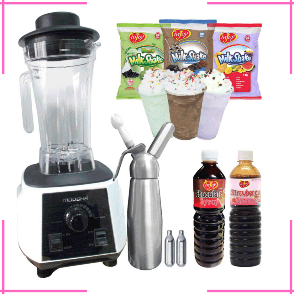 Whipped Cream Dispenser Injoy for Frappe Iced Coffee whipcream Powder ...