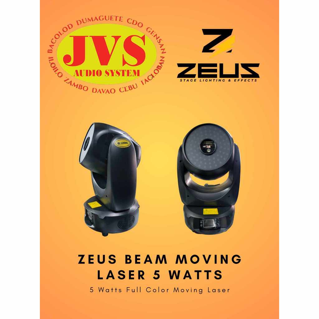 Zeus Beam Moving Laser 5 Watts | Shopee Philippines