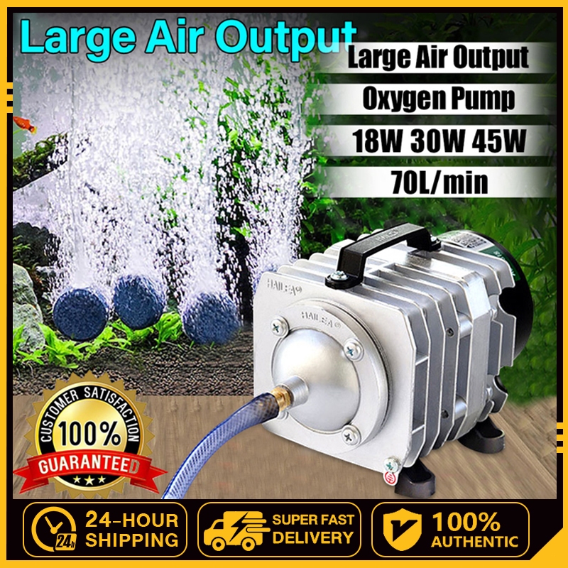 Air Pump Aquarium For Aquarium Aerator For Fish Pond Air Pump 18/30/45W 220V Oxygen For Aquarium ...