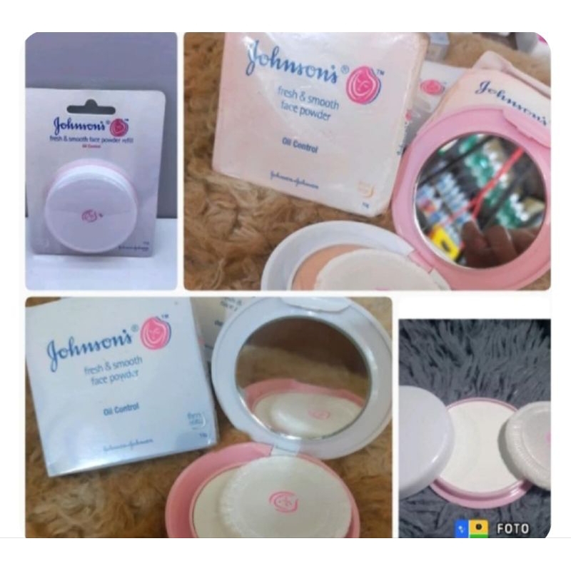 Johnson's & PONDS(refill&compact)fresh& smooth oil contro 2way face ...