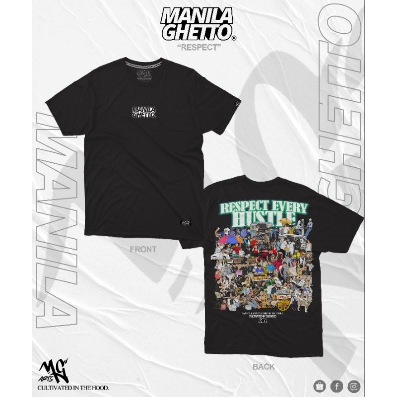 MANILA GHETTO® RESPECT Oversized Shirt | Shopee Philippines