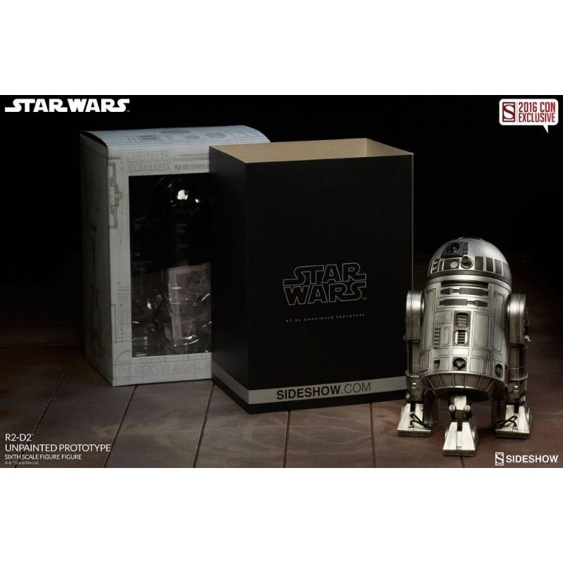 Sideshow Star Wars R2-D2 Unpainted Prototype 1:6 scale figure | Shopee ...