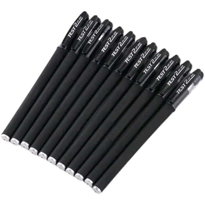 Test 2 GP-380 Gel pen 0.5mm Black Sign Pen Office Signature Pen Black ...