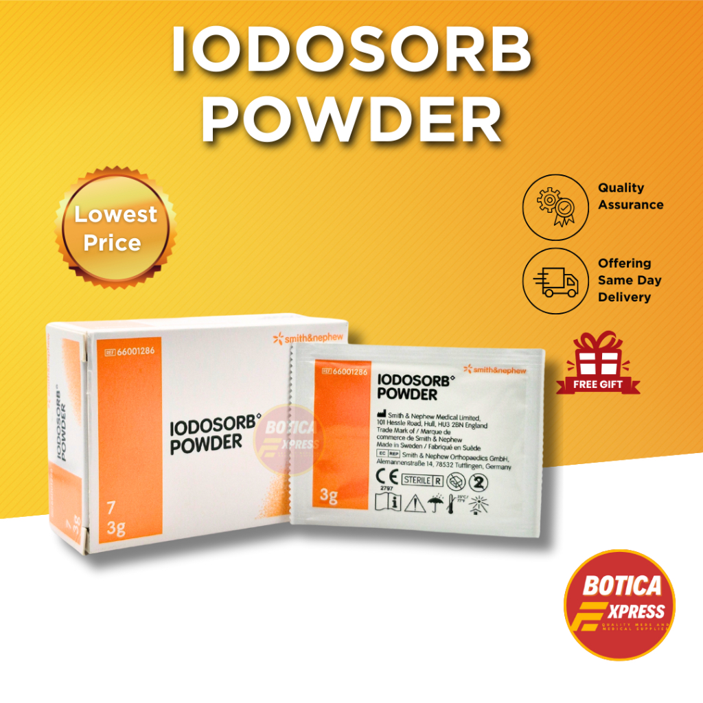 Iodosorb Powder 3 grams Smith & Nephew (1 piece) | Shopee Philippines