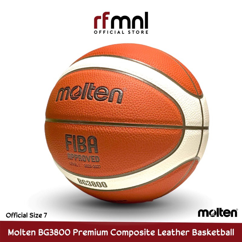 Molten BG3800 Premium Composite Leather Basketball Size 7 | Shopee Philippines
