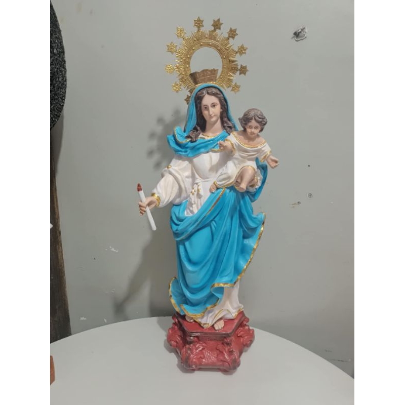Our Lady of Candles/Candelaria statue 2ft | Shopee Philippines