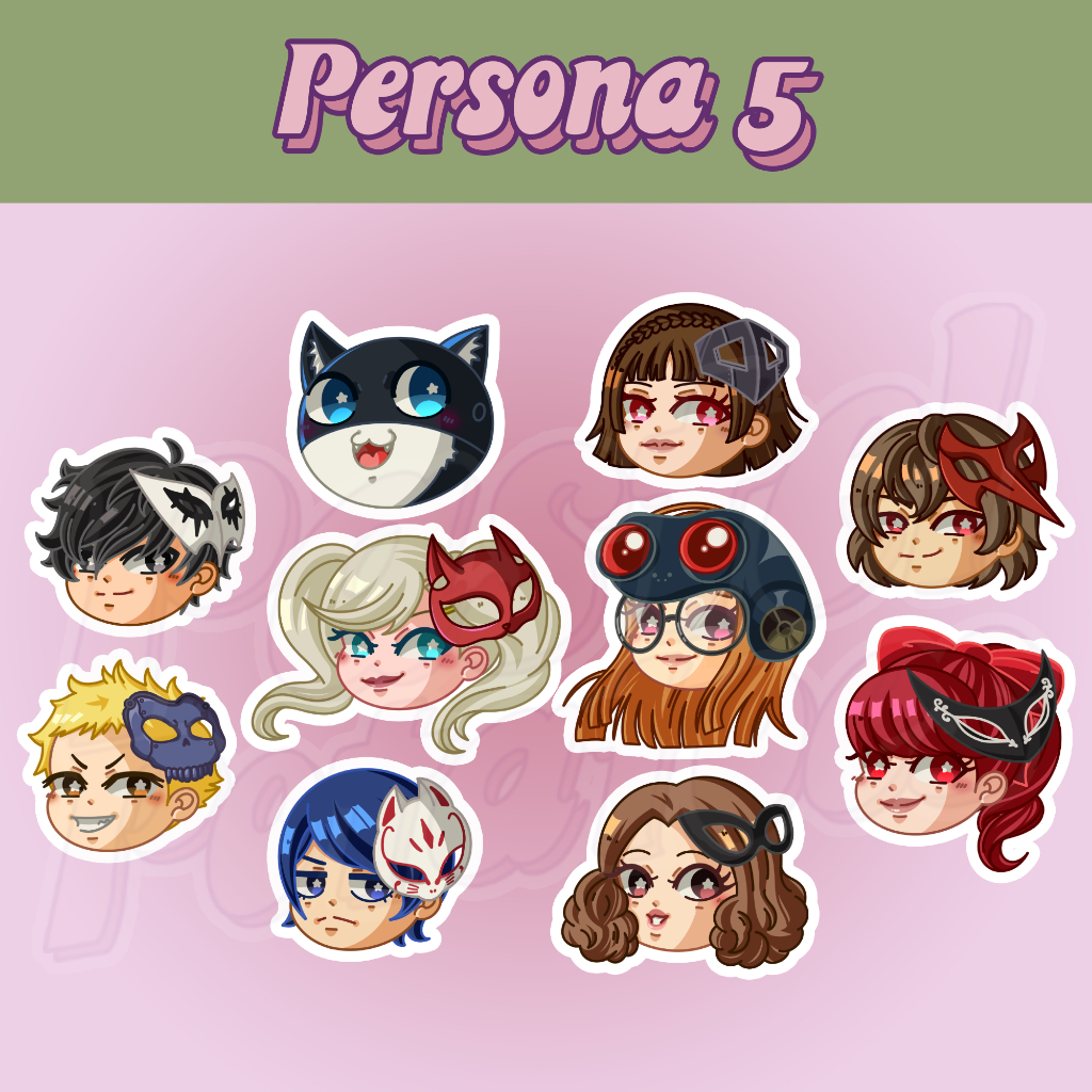 Persona 5 Vinyl Stickers by Pastel Potatoes | Shopee Philippines
