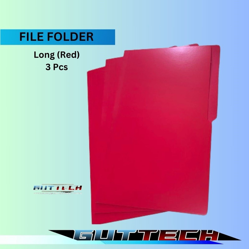 File Folder Long Red Blue Green Yellow Sold per 3 pcs | Shopee Philippines