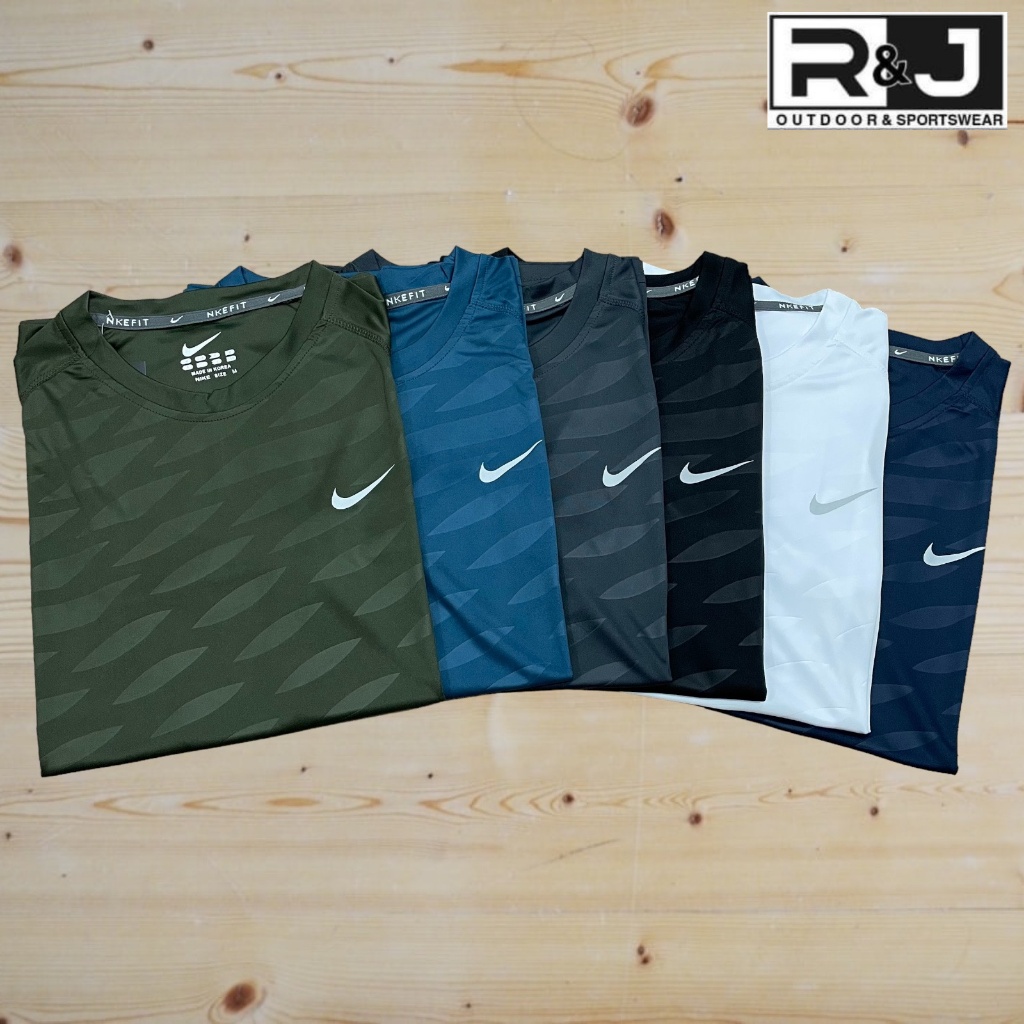 Men's Sports DRI-FIT Ice silk Quick dry T-shirts short sleeves | Shopee ...