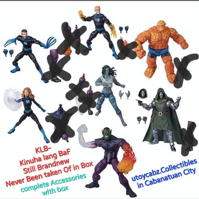 Marvel Legends Fastastic Four Skrull Wave Hasbro (Break Set) | Shopee ...