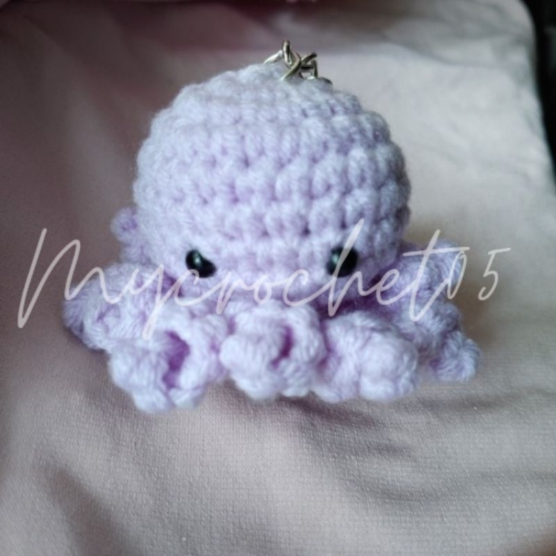 Octopus Crochet Keychain | Shopee Philippines