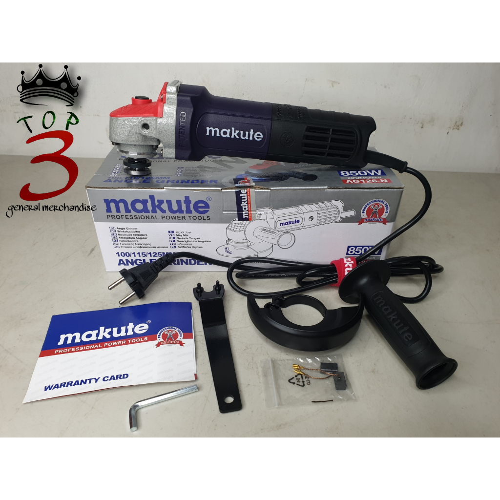 Makute Electric Angle Grinder 850W Heavy Duty (Short) | Shopee Philippines