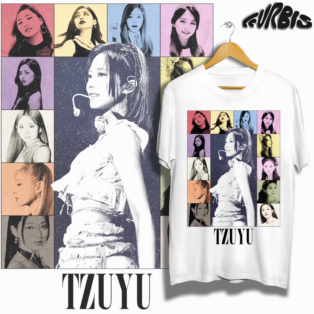 TWICE graphic t-shirt print korean men's women's cotton oversized shirt ...