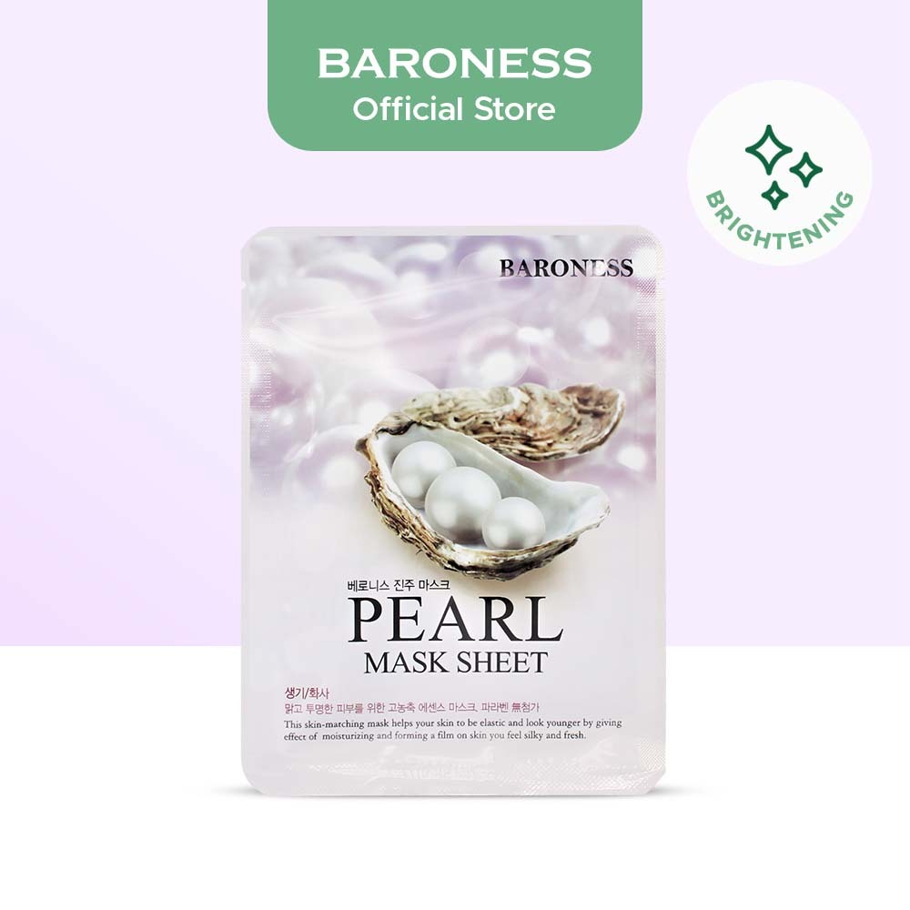 Baroness Pearl Mask Sheet 21g | Shopee Philippines