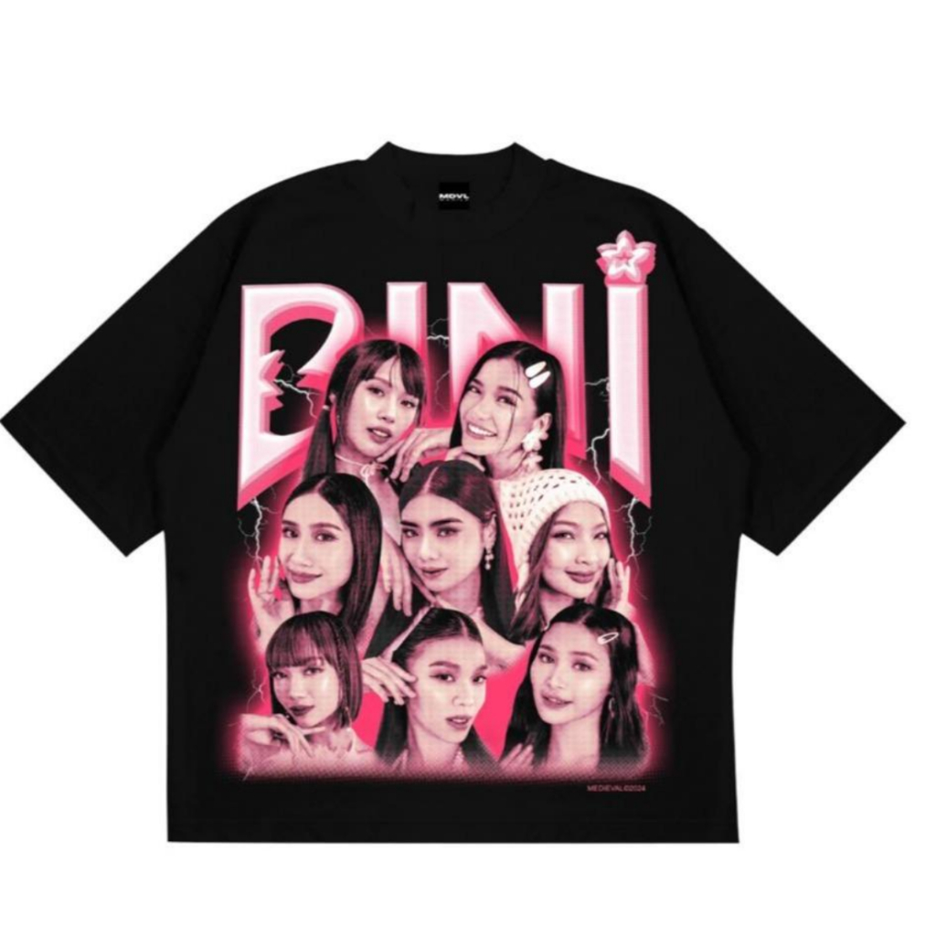 Medievalmnl BINI bootleg shirt Boxy Cropped Oversized Tee Cvc cotton ...