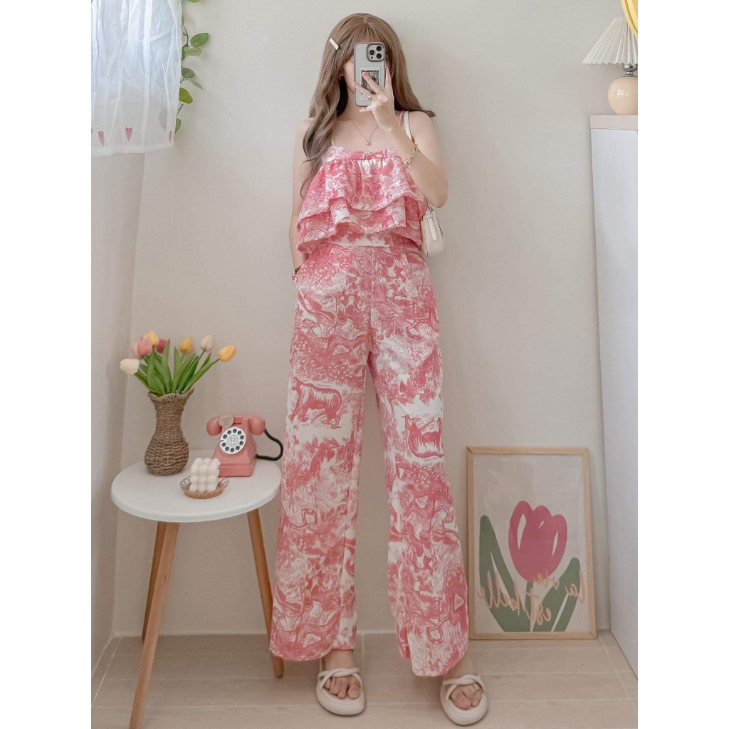 [THCB] Atasha Classy/Elegant Plain and Printed Puff Terno/Coords ...