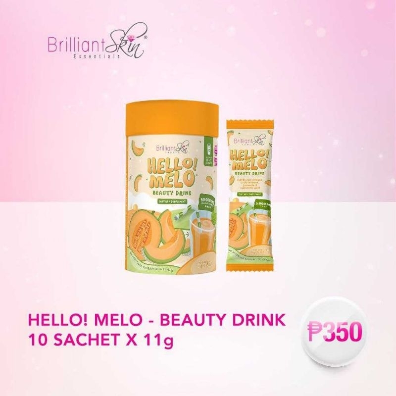 Brilliant Skin Essentials Hello Melo Beauty Drink with Collagen L ...