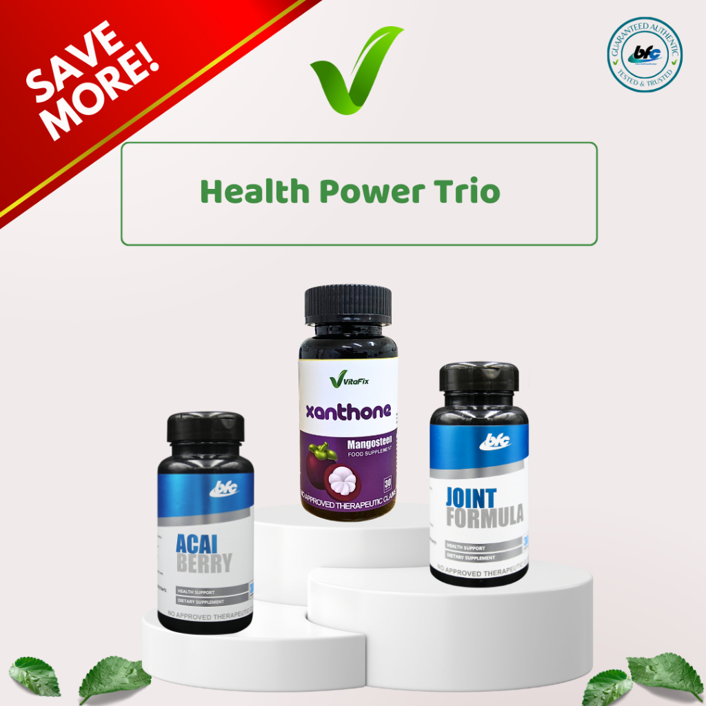 Power Trio Health Bundle ( Nerve Function + Joint Function + Lowering ...
