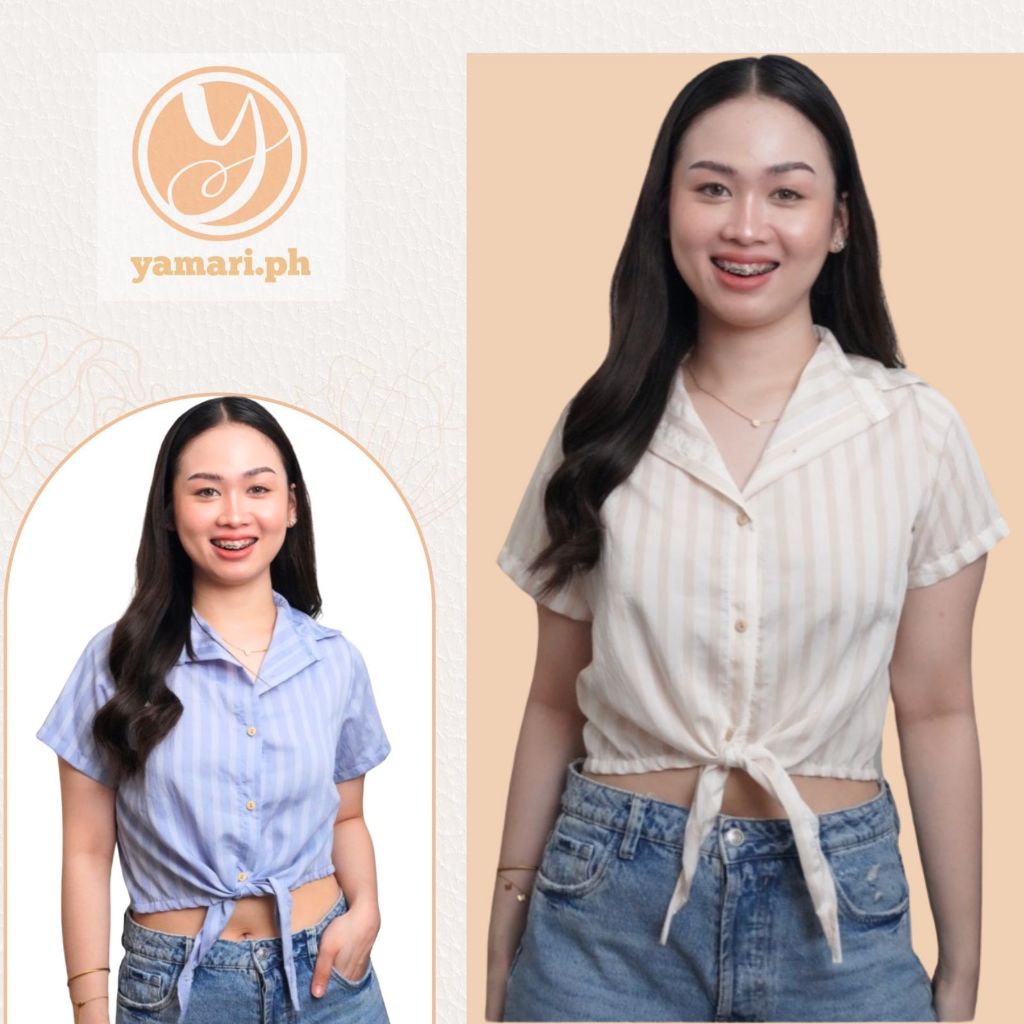 YAMARI.PH Bestseller Stripes Polo Tie | Shopee Philippines