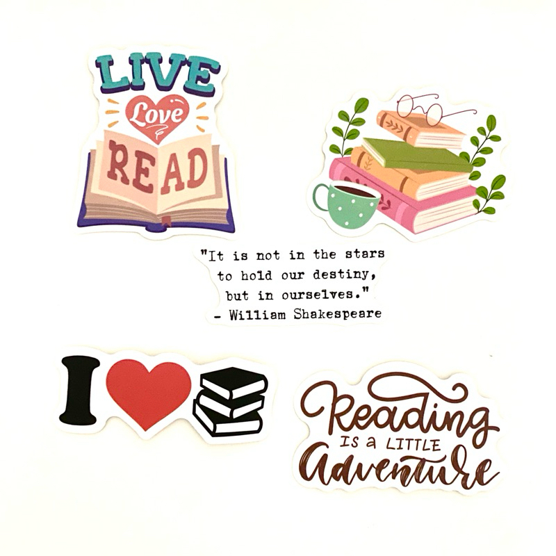 I LOVE READING STICKERS | Shopee Philippines