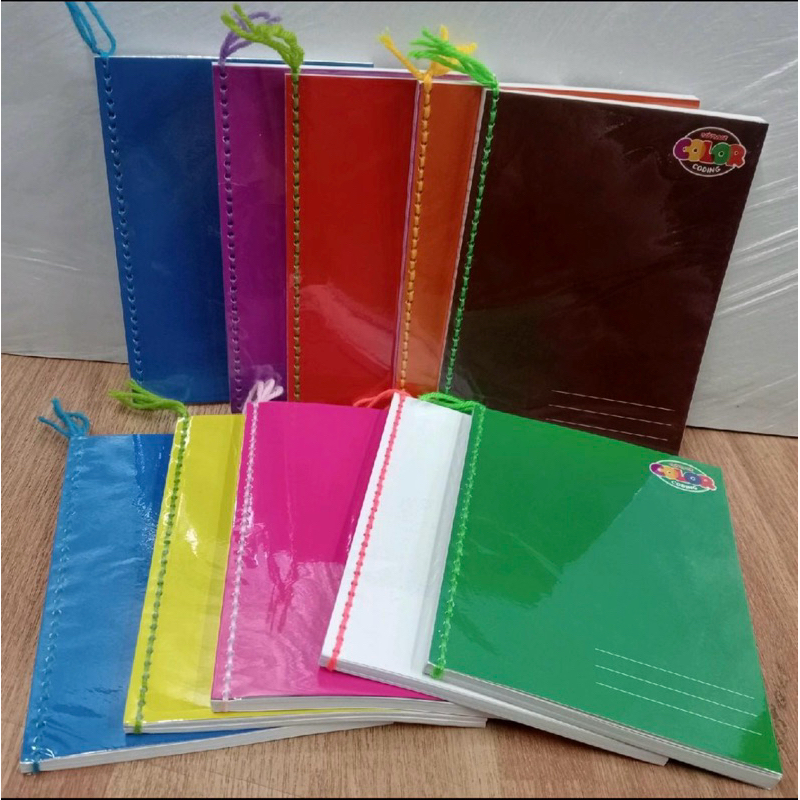 10 pcs NOTEBOOK 80 Leaves Assorted color | Shopee Philippines