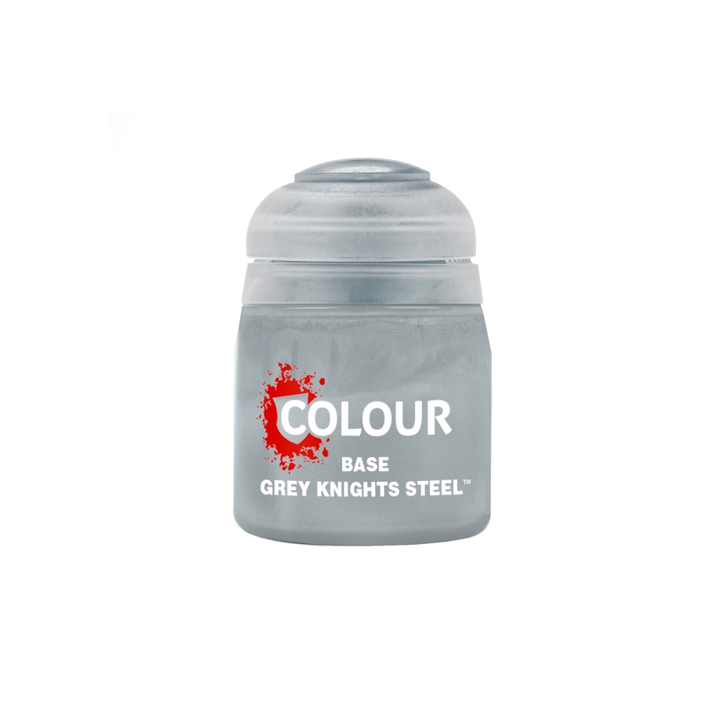 Citadel Base: Grey Knights Steel 12ml Miniatures Paint Authentic Paint ...