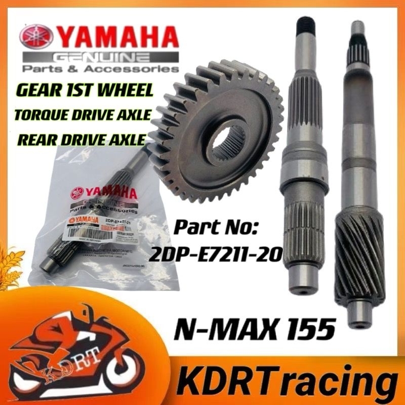GENUINE Gear Set YAMAHA For TORQUE DRIVE AXLE GEAR 1ST WHEEL N-MAX 155 ...