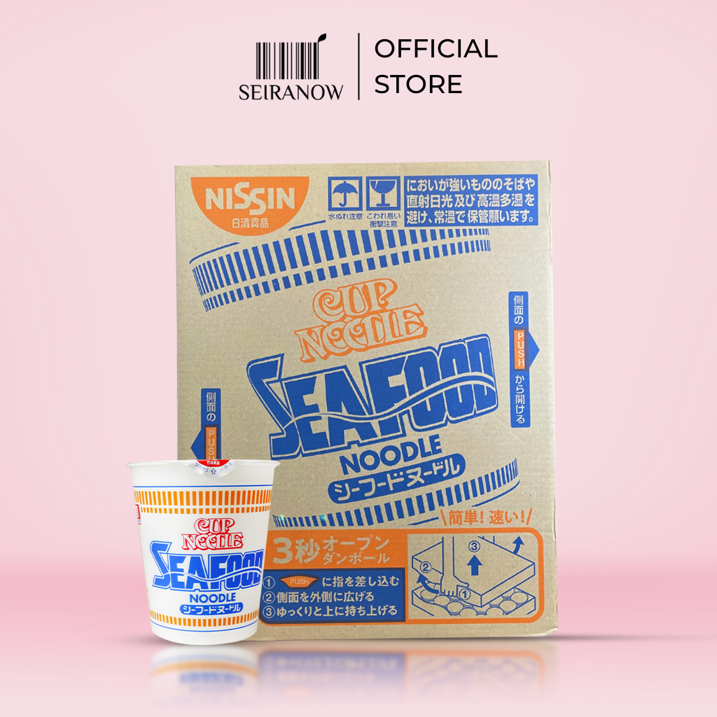 Nissin Seafood Cup Noodles Box (20 Pcs) | Shopee Philippines