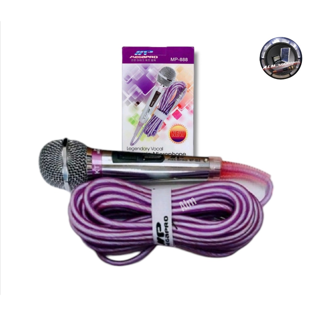 MEGAPRO MP-888 Wired Legendary Vocal Dynamic Microphone | Shopee Philippines