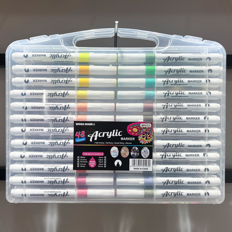 LSY 12/24/36/48 Colors DIY Acrylic Marker Pen Set COLOR MARKER Marker ...
