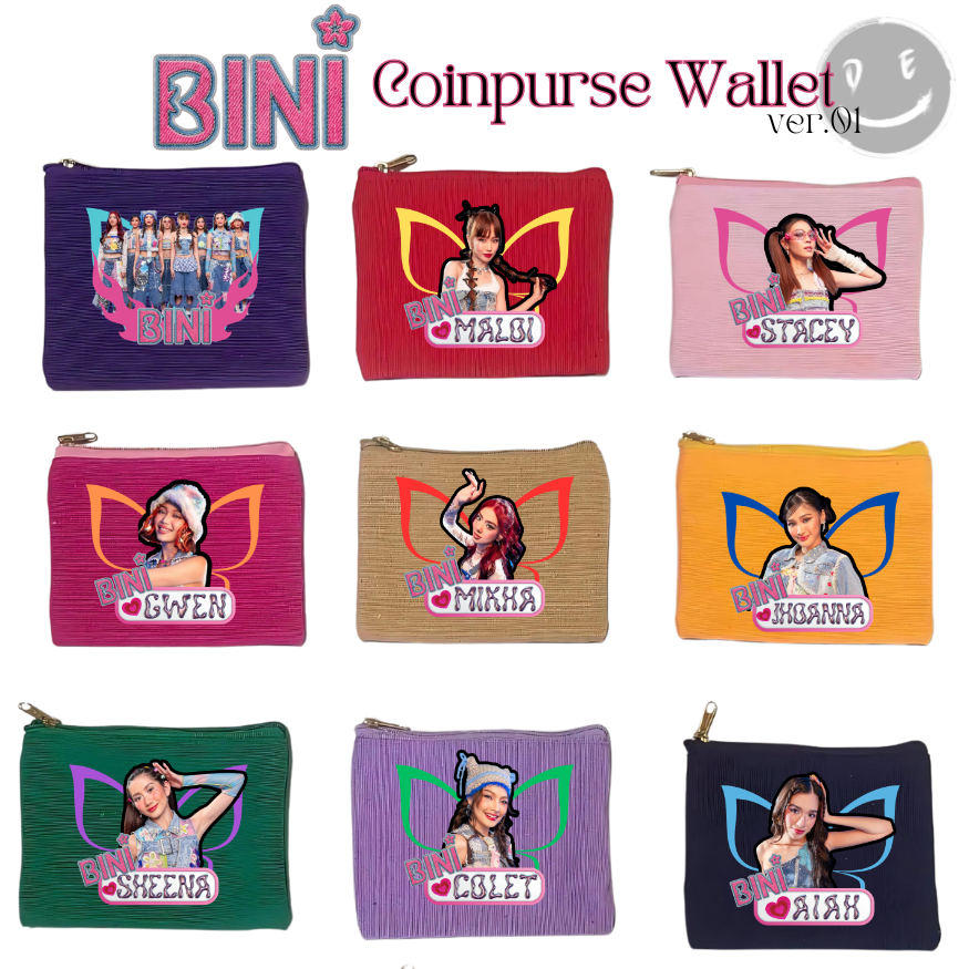 BINI COINPURSE/ RANDOM COLORS ONLY/ BINI TRENDY WALLET / BINI BIAS ...