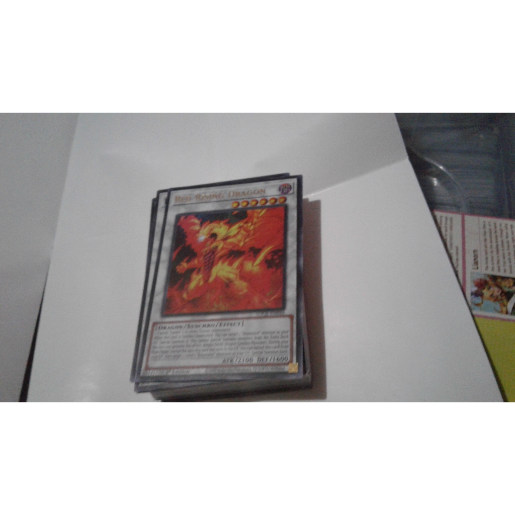 SD CK 48 ULTRA RARE PLAYED RISING DRAGON KONAMI YUGIOH 1 ONE PIECE CARD CRIMSON KING TCG DECK ...