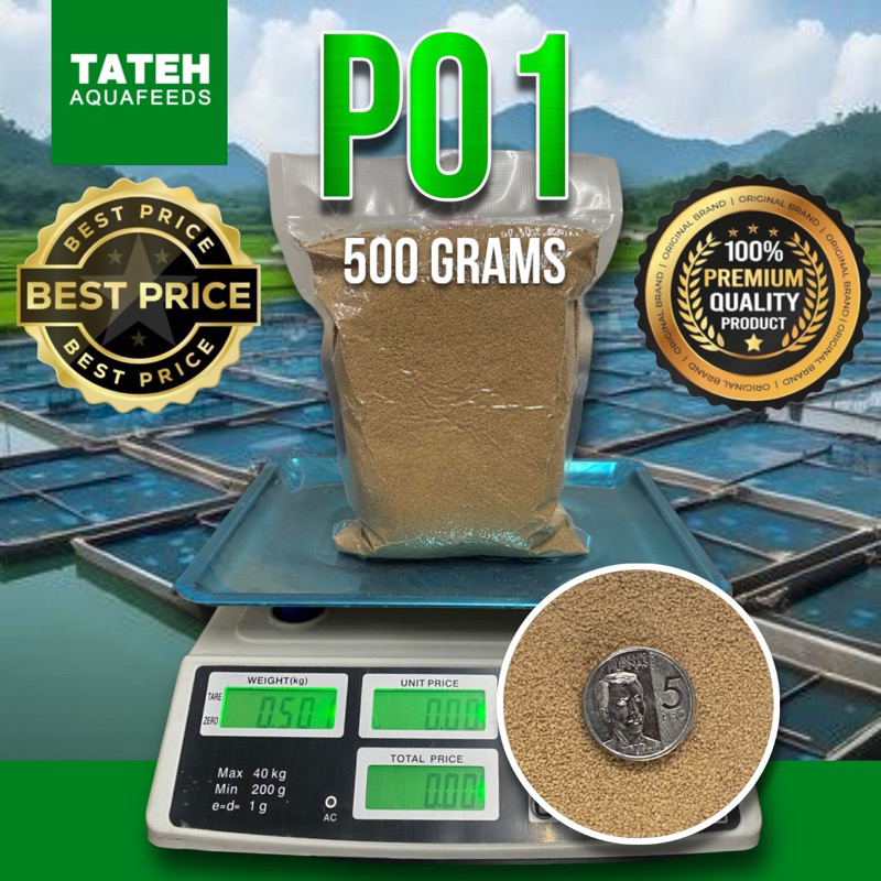 PO1 PO2 PO3 by Tateh Fish Pellets 75g & 500g | Fish Bai | Goldfish ...