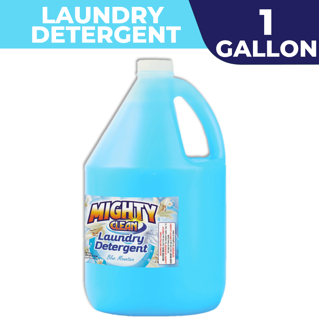 Mighty Clean Liquid Laundry Detergent Blue Mountain Scent - LLD blue ...