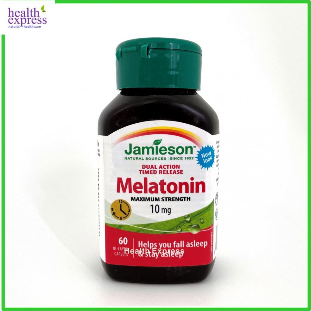 Jamieson - Melatonin (10 mg) Timed Release Dual Action 60 caplets ...