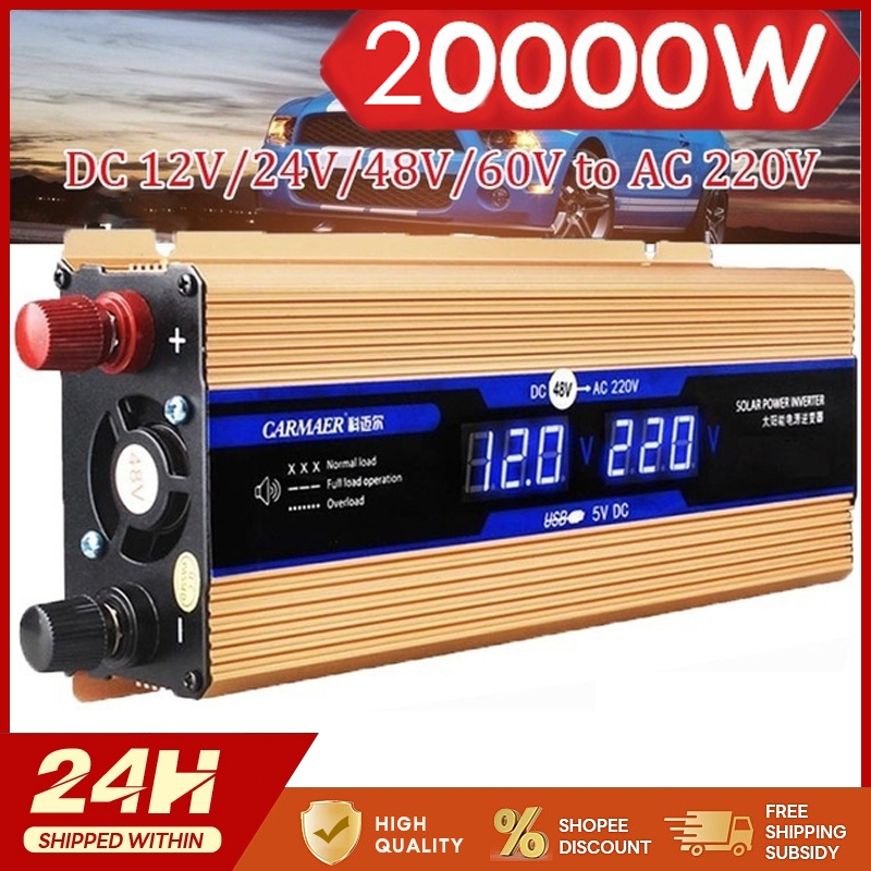 Original Power Inverter 12v to 220v 7000 watts 20000 watts Car Inverter 12v to 220v Solar ...