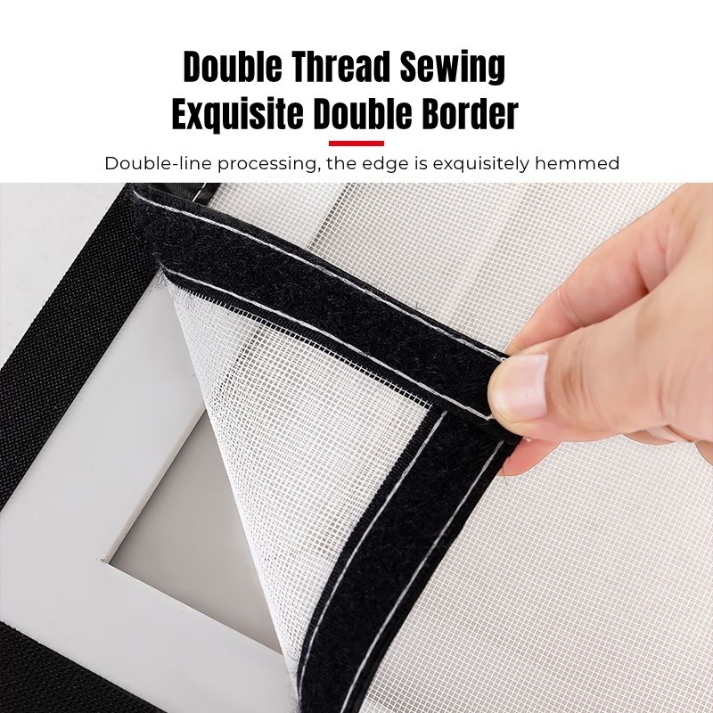 Velcro Tape Window Screen Anti-Mosquito Net and Detachable Window ...