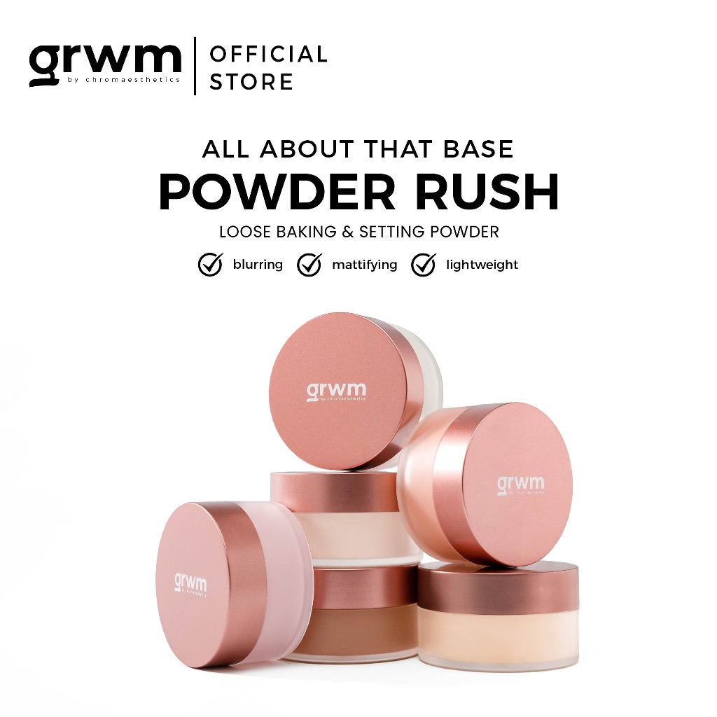 GRWM Cosmetics Powder Rush - Loose Baking and Setting Powder | Shopee ...