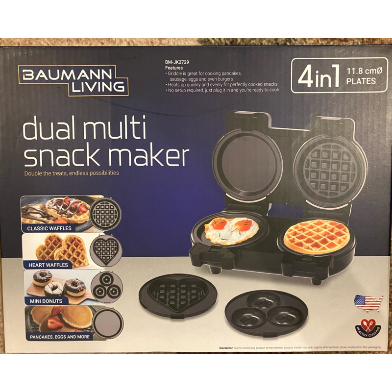 Baumann Dual Multi Snack Cooker | Shopee Philippines
