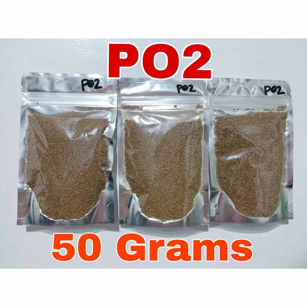 PO2 TATEH PREMIUM PELLET 50 GRAMS | Shopee Philippines