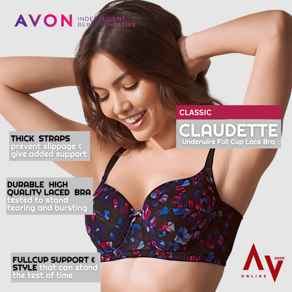 AVON Classic Claudette Underwire Full Cup Bra | Shopee Philippines