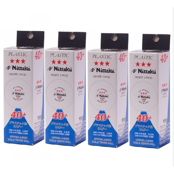 1box Nittaku 3star 40+ Table tennis balls original nittaku nsd pingpong ball 1box 3pcs balls ...