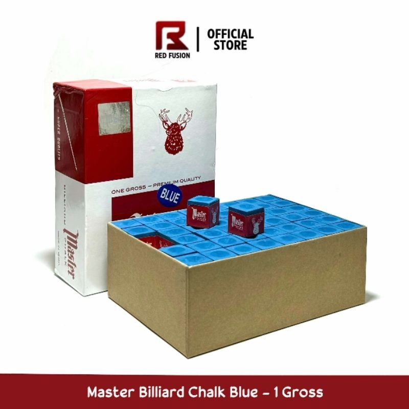 Master Billiard Chalk Blue - 1 Gross | Shopee Philippines