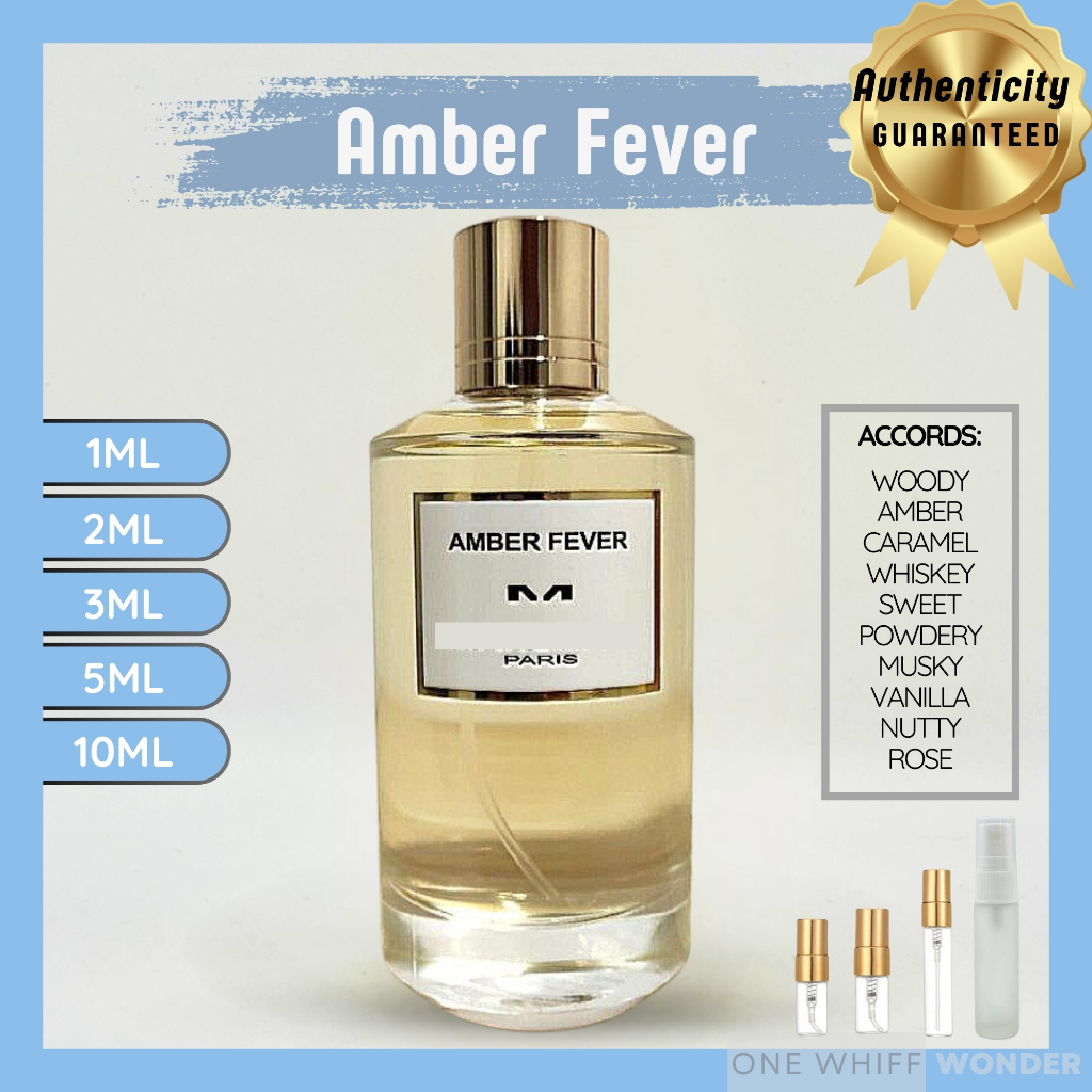 Mancera Amber Fever (1mL, 2mL, 3mL, 5mL, 10mL PERFUME DECANT) | Shopee ...