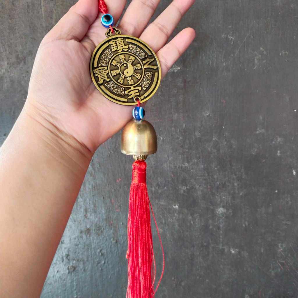 Anti Inggit Pangsabit sa Pinto Evil Eye w/ Dragon & Bagua Medallion ...
